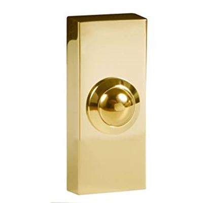 Acrelane Timber. BRASS BELL PUSH
