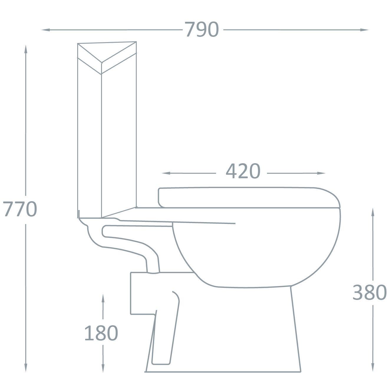 Acrelane Timber. SOLO CORNER C/C PAN ONLY W